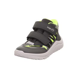Superfit Sneaker 'KICKS' Jungen Gr&ouml;&szlig;e 36 grau / apfel / schwarz