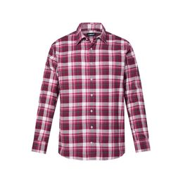 Men Plus Hemd Herren Größe 6XL pink / weinrot / weiß
