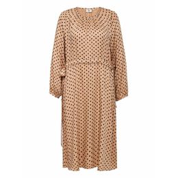 Noa Noa Kleid 'Alia' Damen Gr&ouml;&szlig;e 38 camel / schwarz Winterkleid