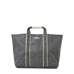 BOSS Shopper ' Palmah ' Damen Größe One Size beige / anthrazit
