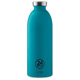 24Bottles Isolierflasche 'Clima' Herren Gr&ouml;&szlig;e One Size t&uuml;rkis / schwarz / silber