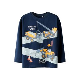 name it Shirt 'NMMofek Tonka' Jungen Größe 104 navy / hellblau / gelb / orange