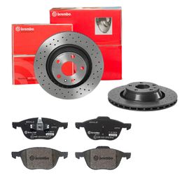 Brembo Bremsensatz-Vorderachse XTRA LINE SK8K0F0DO3 Universal vorne rechts links Gelocht/innenbel. 320mm f&uuml;r MITSUBISHI MAZDA (CHANGAN) FORD ASIA & OC