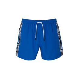 Emporio Armani Badeshorts Herren Größe XL blau / schwarz / naturweiß