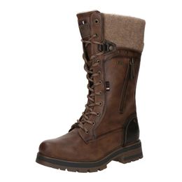 Mustang Schnürstiefel Damen Größe 45 braun Winterschuhe