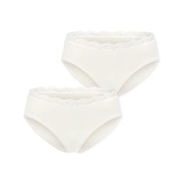 Schiesser Slip Damen Größe S offwhite