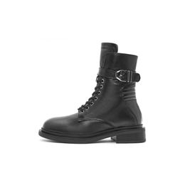 Derimod Stiefeletten Damen Gr&ouml;&szlig;e 39 schwarz Winterschuhe