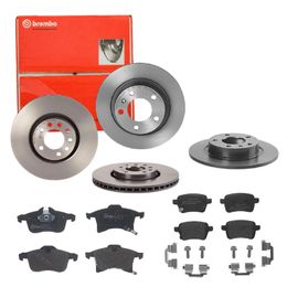 Brembo Bremsensatz-Vorn und hinten SG00000E8U Bremsensatz, Scheibenbremse vorne rechts links innenbel&uuml;ftet 308mm f&uuml;r VAUXHALL SAAB OPEL 5122833 508476