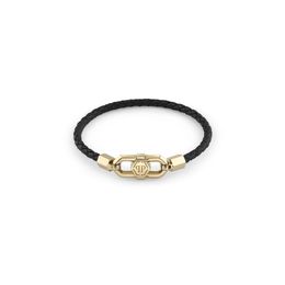 Philipp Plein Jewellery Bracelet 'Plein Edge' male Black size L