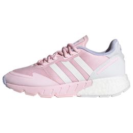 adidas originals Sneaker 'ZX 1K Boost' Damen Größe 40 hellgrau / rosa / pastellpink / weiß