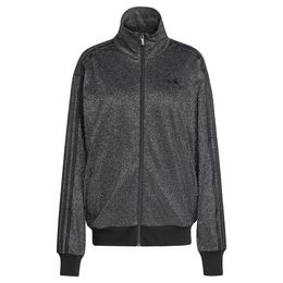 adidas originals Zip-Up Hoodie 'LUREX FIREBIRD TRACK' female Black size XXL