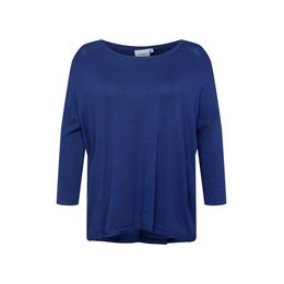 Fransa Curve Pullover 'BLUME' Damen Gr&ouml;&szlig;e XL/XXL enzian
