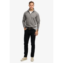 Superdry & Co Pullover 'Essential Logo Henley' Herren Gr&ouml;&szlig;e XXL grau