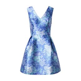 Chi Chi London Kleid Damen Größe 42 blau / rauchblau / hellblau