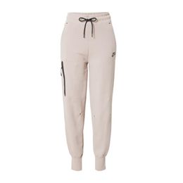 Nike Sportswear Hose 'Tech Fleece' Damen Größe 38 taupe / schwarz