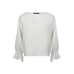 Betty Barclay Satin-Bluse mit U-Boot-Ausschnitt Damen Gr&ouml;&szlig;e 4XL creme