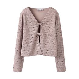 name it Strickjacke Mädchen Größe 116 puder