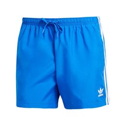 adidas originals Badeshorts 'Adicolor' Herren Größe XS blau / weiß