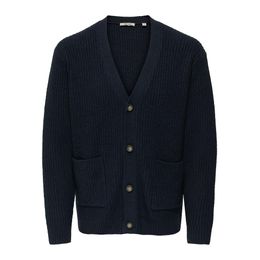 Only & Sons Only & Sons Knit Cardigan 'ONSFrame' male Blue size M