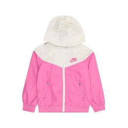 Nike Sportswear Jacke 'WINDRUNNER' Jungen Gr&ouml;&szlig;e 110 pitaya / wei&szlig;