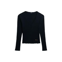 Superdry Strickjacke 'Essential' Damen Größe L marine