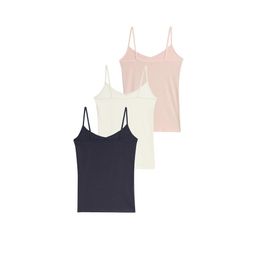 Marks & Spencer Marks & Spencer Unterhemd Damen Gr&ouml;&szlig;e XL navy / rosa / wollwei&szlig;