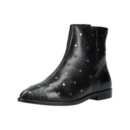 Lazamani Stiefelette Damen Gr&ouml;&szlig;e 41 schwarz Winterschuhe