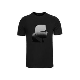 K by KARL LAGERFELD Karl Lagerfeld T-Shirt Herren Gr&ouml;&szlig;e XL hellgrau / schwarz
