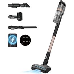 LEVOIT Akku-Bodenstaubsauger "LVAC-300 Plus", rosegold, B:20cm H:110cm T:25cm, Akkusauger, 99,99% HEPA-Filtration, Anti-Tangle, LED-Display, bis zu 60 Minuten