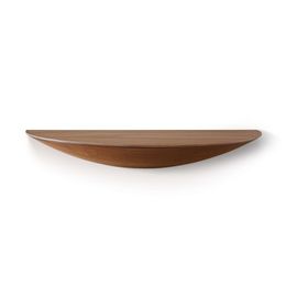Wandregal Home Affaire "Drop", walnuss, B:30cm H:5cm T:15cm, Massivholz, Regale, Breite 30 cm, Massivholz, FSC-zertifiziert