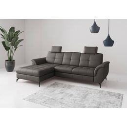 Sit & More Ecksofa SIT & MORE, B:262cm H:92cm T:164cmmocca, Wohnzimmer, Sofas, "Zora"
