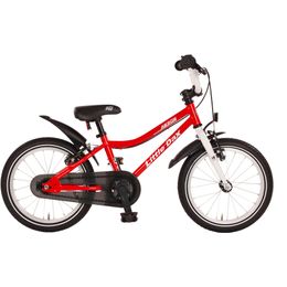 Kinderfahrrad Bachtenkirch "18" Little-Dax "AERON", rot" Gr. 28, rot, weiß, Fahrräder, Kinder, 28cm, 18 Zoll (45,72cm) hinten: 18 Zoll (45,72cm)