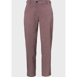 Schöffel Outdoorhose SCHÖFFEL "Urban CIRC Pants Style Baguio WMS", Damen, Gr. 46, Normalgrößen, lila (3905, lila), Oberstoff: 100% Polyester, Hosen