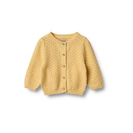 Wheat Strickjacke 'Magnella' Mädchen Größe 74 zitrone