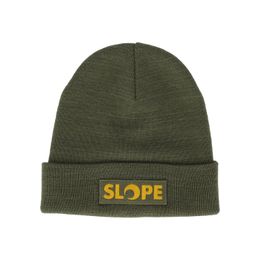 Beanie SLOPE "Wren", Damen, dunkelgrün, 50% Polyacryl, 50% Polyester, unifarben, Mützen, im hippen, warmen und atmungsaktiven Design