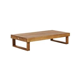 Beliani Gartentisch MARETTIMO in Braun - (W) 110 x (H) 25 x (L) 60 cm | Gr.: onesize