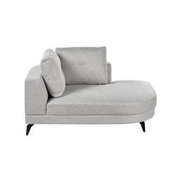 Beliani Chaiselongue MARUM in Grau/Schwarz - (W) 111 x (H) 88 x (L) 151 cm | Gr.: onesize
