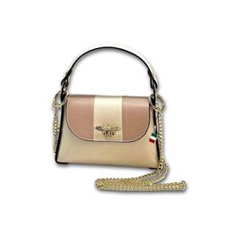 Leder Umhängetasche Florence Tasche beige, rosa ca. 19cm | Gr.: onesize