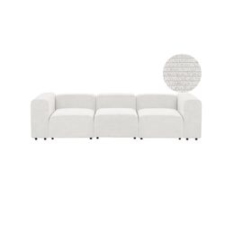 Beliani Modulsofa FALSTERBO in Wei&szlig; - (W) 278 x (H) 70 x (L) 105 cm | Gr.: onesize