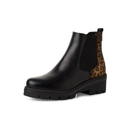 Tamaris Chelsea Boots Damen Größe 40 cognac / schwarz Winterschuhe