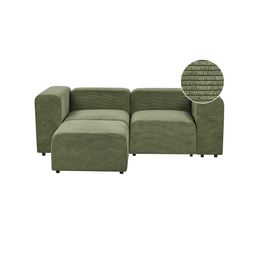 Beliani 2-tlg 2-Sitzer Sofa FALSTERBO in Grün | Gr.: onesize
