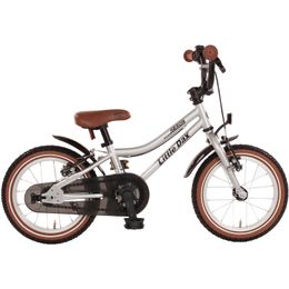 Kinderfahrrad Bachtenkirch "18" Little-Dax "AERON", silberfarben" Gr. 28, silberfarben, silber, Fahrräder, Kinder, 28cm, 18 Zoll (45,72cm) hinten: 16 Zoll (40,64cm)