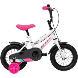 Kinderfahrrad Huffy "So Sweet" Gr. 20, weiß, Fahrräder, Kinder, 20cm, 12 Zoll (30,48cm) hinten: 12,5 Zoll (31,75cm)