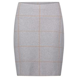Betty Barclay Strickrock mit Jacquard in Patch Grey/Beige | Gr.: 46