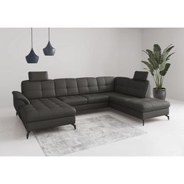 Sit & More Wohnlandschaft SIT & MORE, T:212cmanthrazit, Sofas, "Zora"