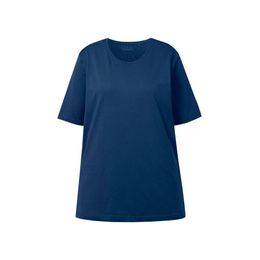 Ulla Popken Shirt in dunkelblau | Gr.: 54-56