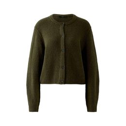 Oui Strickjacke ILAYA in khaki | Gr.: 36