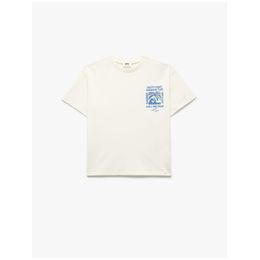 KOTON TSHIRT SS in Ekru | Gr.: 6-8 Jahre