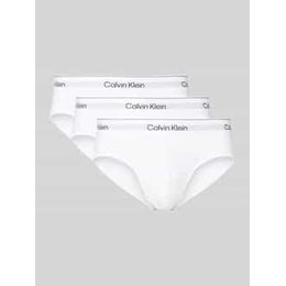 Calvin Klein Underwear Slip mit elastischem Label-Bund im 3er-Pack