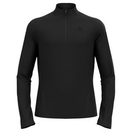 Odlo Longsleeve "Mid Layer 1/2 Zip Essential Light" in Schwarz | Gr.: XL